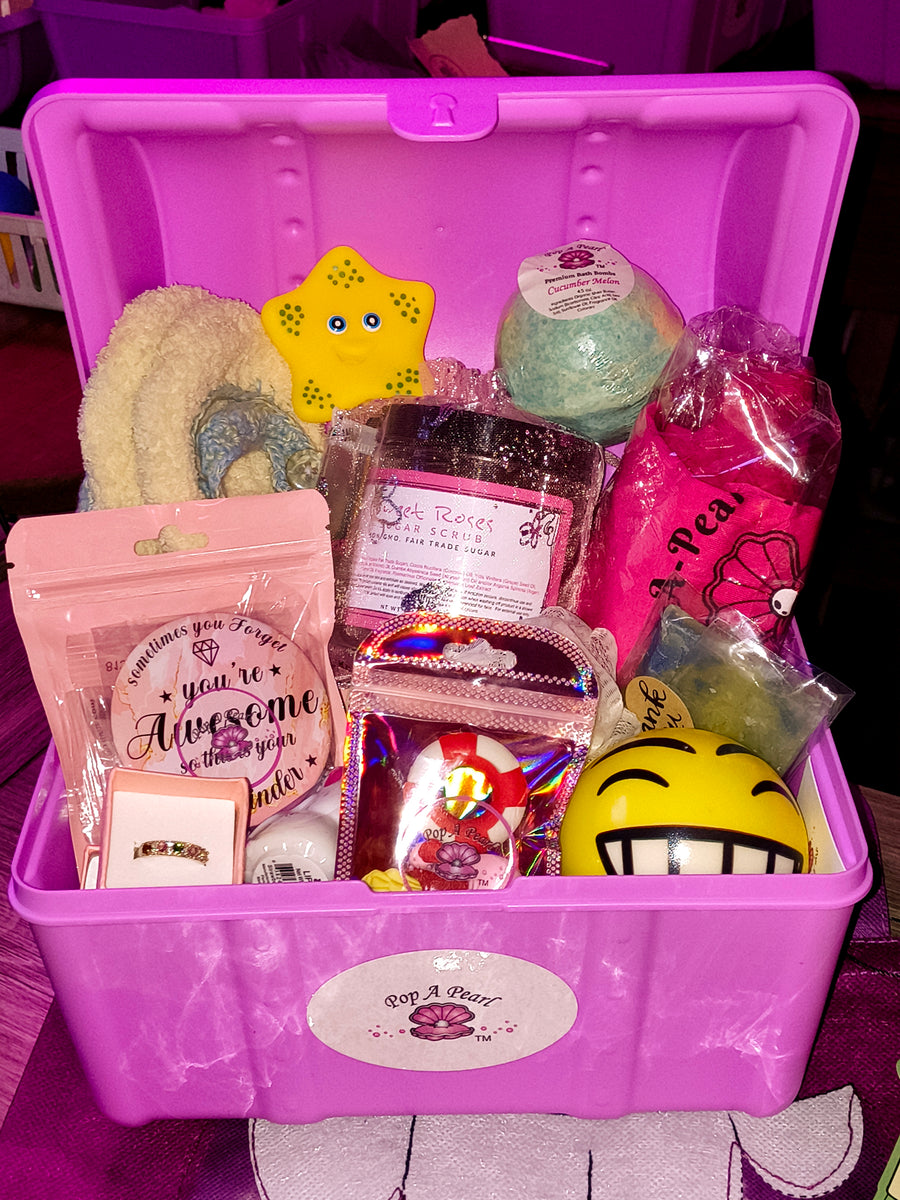 GIRLS TREASURE CHEST SURPRISE – POP-A-PEARL LIVE PEARL Parties LLC
