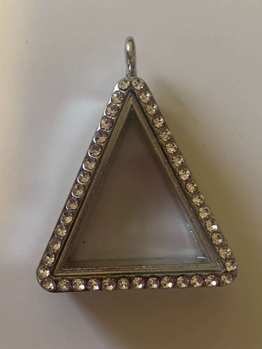 Pyramid PEARL/GEM Locket with Stones – POP-A-PEARL LIVE PEARL Parties LLC